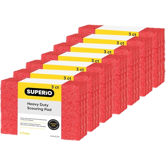 Tuff-Scrub Original Small Microfiber Scrub-N-Wipe Cleaning Sponge Pads ...
