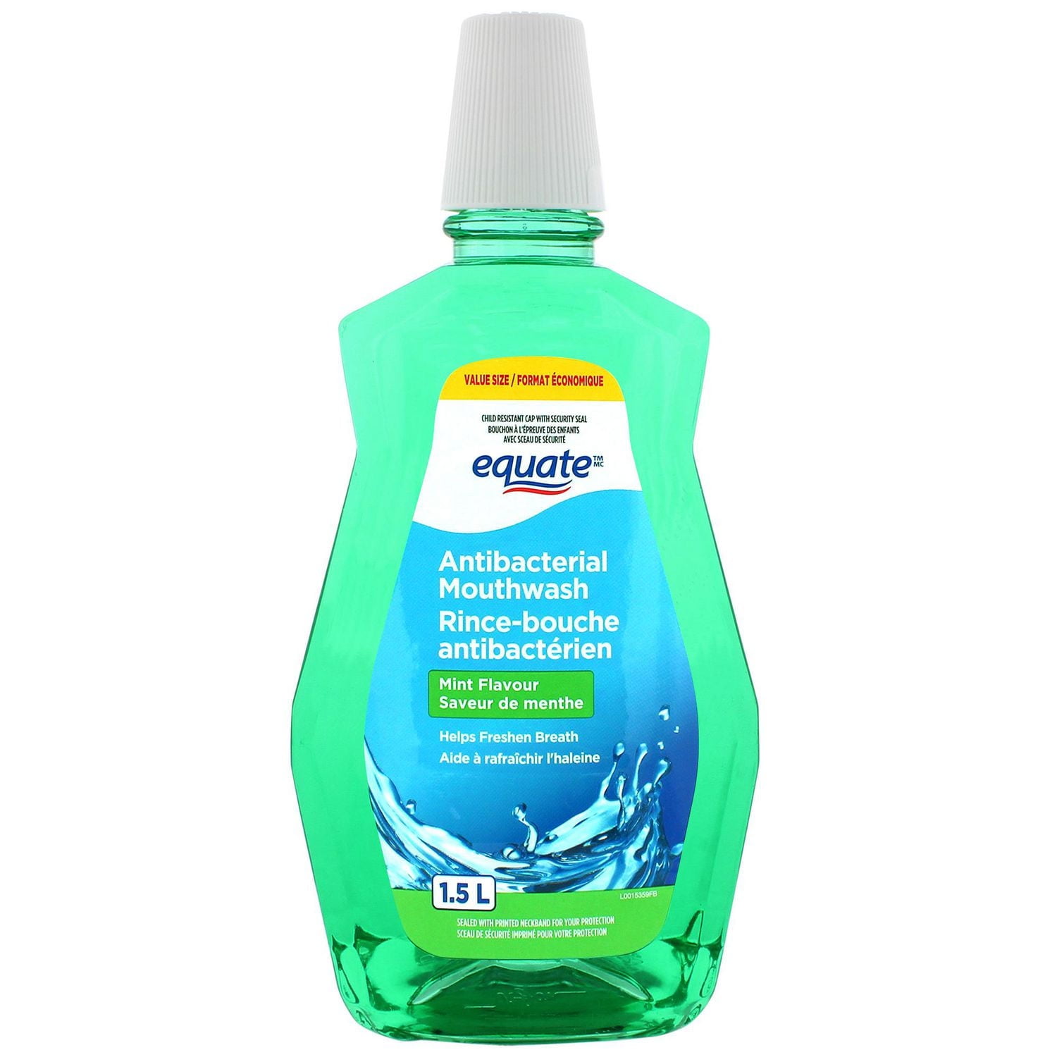 Click here for Equate Antibacterial Mouthwash  Original Mint Flav... prices