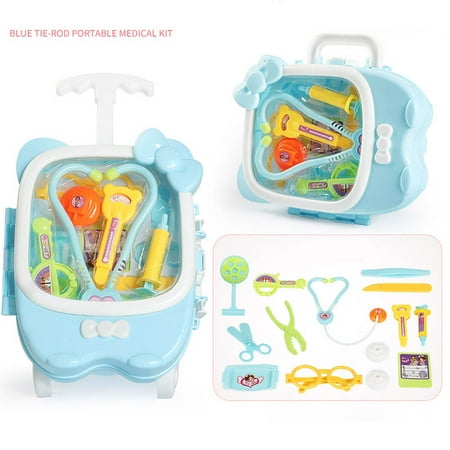 Stethoscope Medicine Box Play House Suitcase Doctor Set Toolbox ...