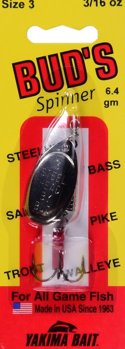 Wordens Bud's Spinner Sz 3 Nickel - Walmart.com