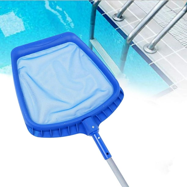 Pool Skimmer Leaf Rake Cleaning Tool Lightweight Larger Capacity Pool ...
