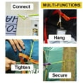 Heavy-Duty Auto-Lock Tent Hook, Weatherproof Clip for Secure Camping ...