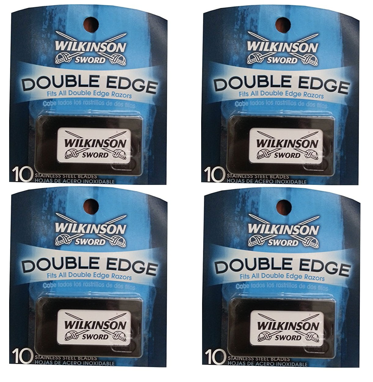 Wilkinson Sword Double Edge Razor Blades, 10 ct. (Pack of 4) - Walmart.com