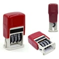 English Date Stamp Rubber Stamp Line Dater Number Stamp Rubber Date ...