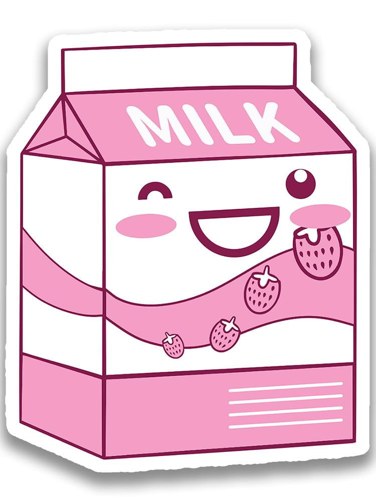 Milk Box Happy Sticker -Smartprints Designs, Vinyl Sticker - Walmart.com
