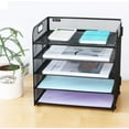 Grid desktop file/paper organizer letter tray, suitable for offices ...