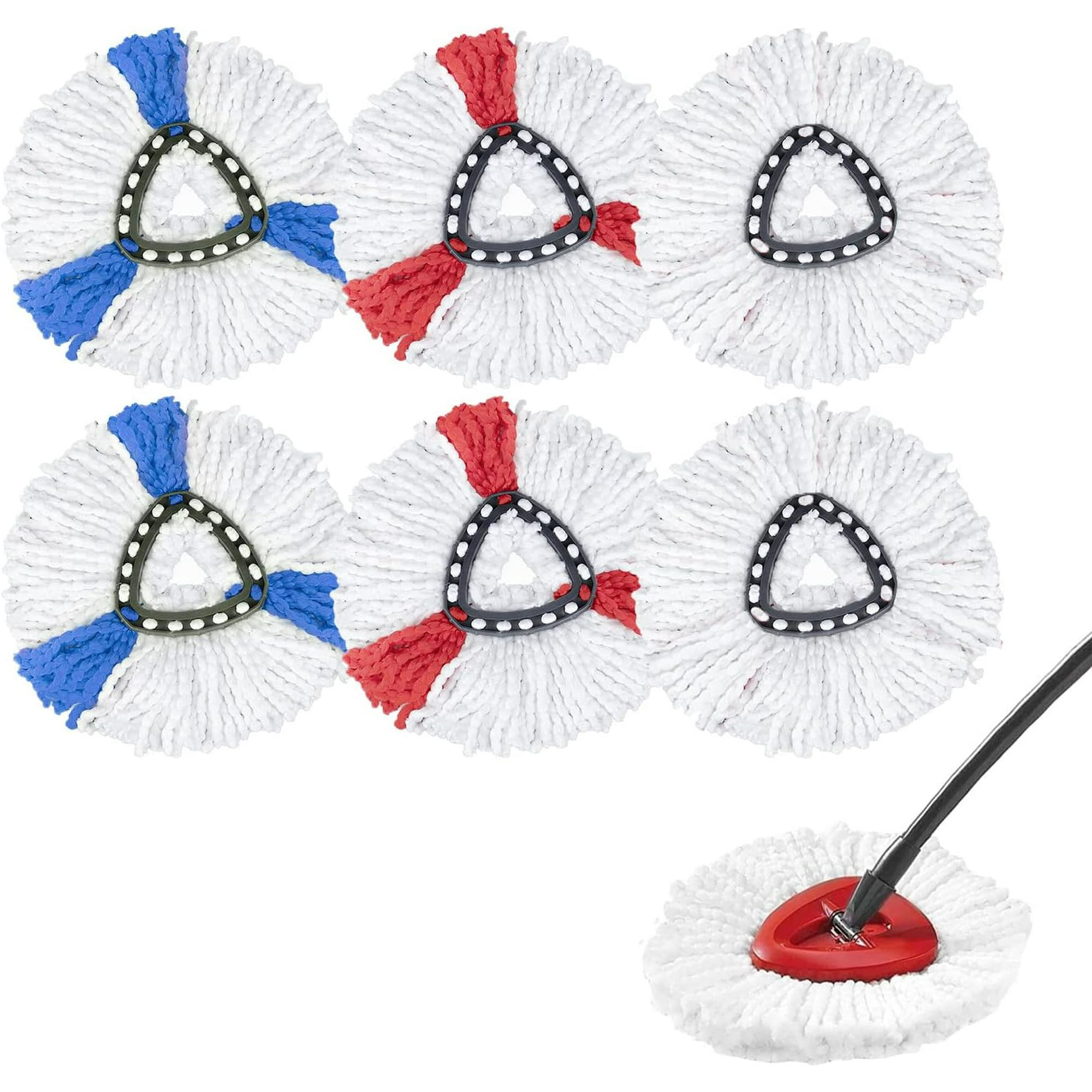Click here for Starrism Spin Mop Head Refill  6 Pack Mop Head For... prices