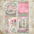 SunWMart Vintage Scrapbook Paper A5 Size, 16 Sheets Single Sided Craft ...
