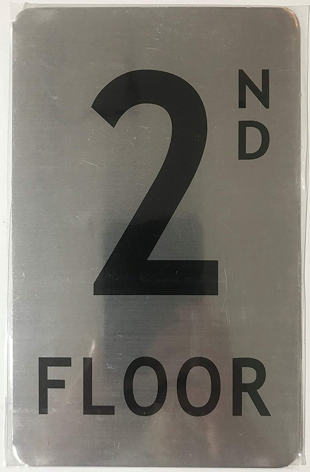 2nd floor SIGN (BRUSH ALUMINIUM, 5X8)-The Mont argent line. - Walmart.com