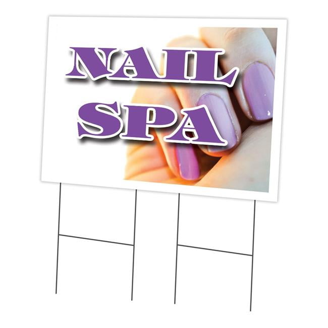 Click here for Signmission C-2436 Nail Spa 24 X 36 In. Nail Spa Y... prices