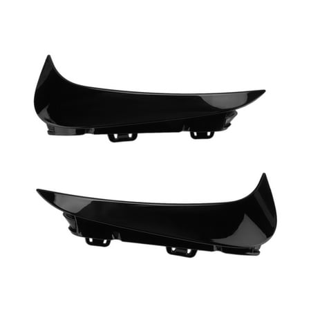 Rear Bumper Side Vent Canard,Gloss Black Rear Bumper Auto Rear Bumper ...