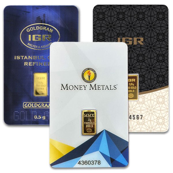 Gold Bar, 1/2 Gram in Assay Package (Brand our Choice) - Walmart.com