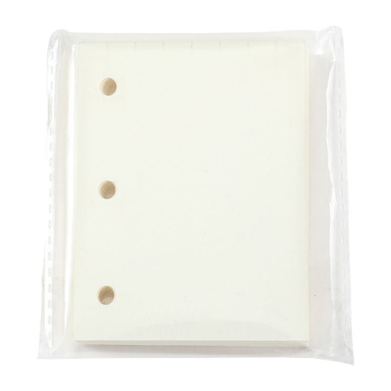 SJENERT Mini Transparent Three-Ring Binder Sleeve,Transparent Soft PVC ...