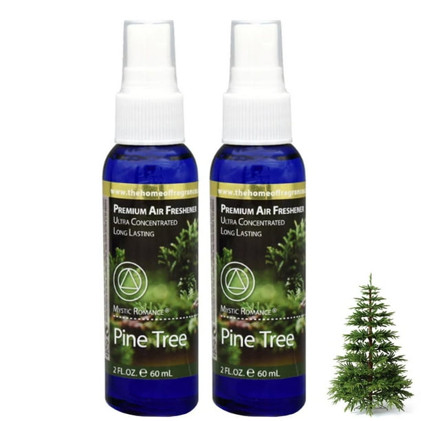 2 Pc Pine Tree Holiday Air Freshener Spray Home Toilet Car Odor ...