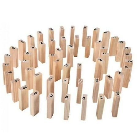 Timber Tower Wood Block Stacking Game - Number Match Playset (48 Pieces) | Walmart Canada