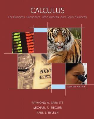 Pre-Owned Calculus for Business, Economics, Life Sciences and Social ...
