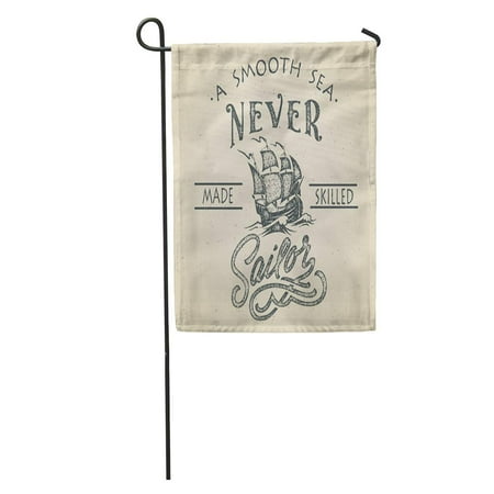 JSDART Sail Smooth Sea Never Made Skilled Sailor Retro Vintage ...