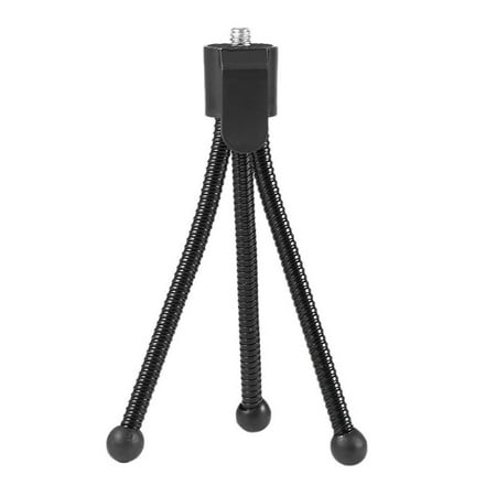 2 PACKS Universal Flexible Mini Portable Metal Tripod Stand for Digital ...
