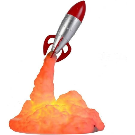 3D Print Rocket Lamp Space Shuttle with USB Rechargeable for Rocket ...