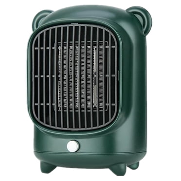 Desktop Electric Space Heater 1000W for Bedroom Office, Green - Walmart.com
