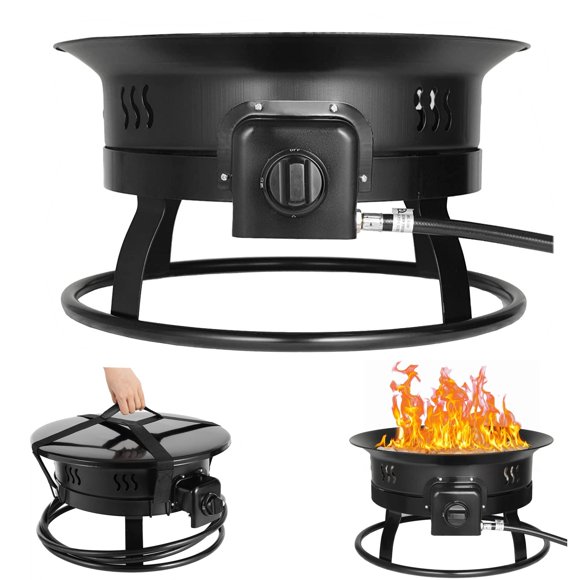 Portable Propane Fire Pit Camping
