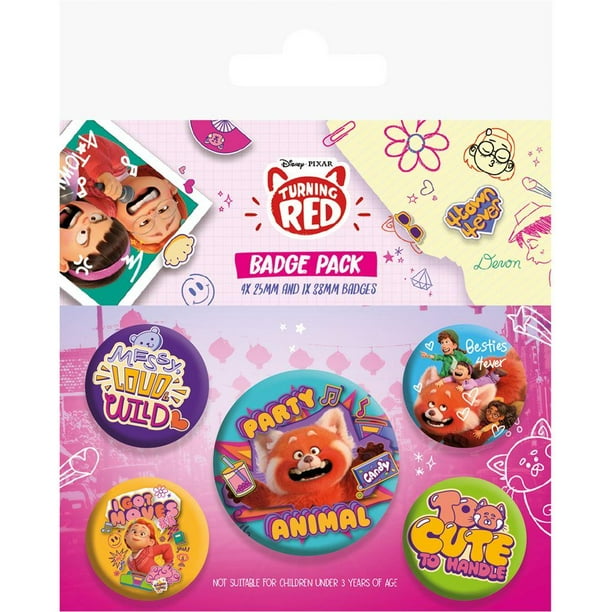 Turning Red Besties Badge Set (Pack of 5) - Walmart.ca