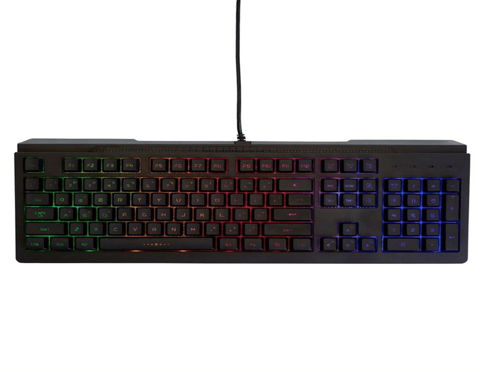Atrix Men's Membrane Wired Gaming Keyboard with RGB Lighting Black Size ...