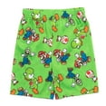 Nintendo SUPER MARIO Kids Sleepwear: Luigi Yoshi Pajama Shirt and ...