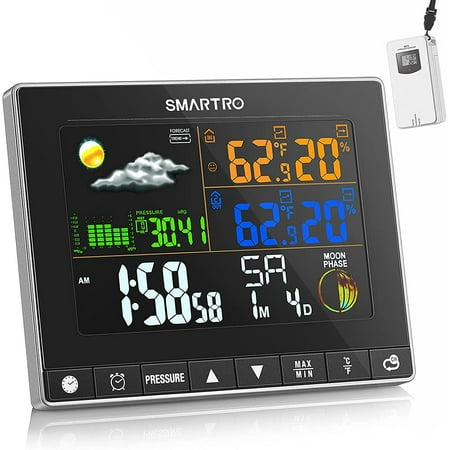 SC93 Weather Station Indoor Outdoor Thermometer Wireless, Accurate ...