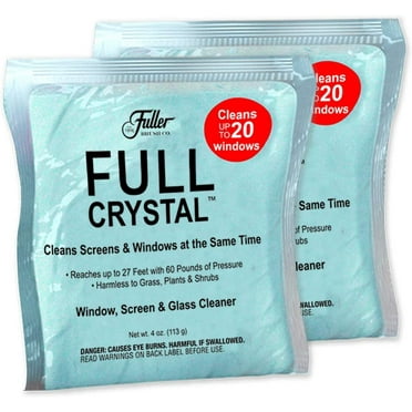 Full Crystal Refill Packets, Window and Outdoor Surface Cleaner by ...