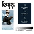 L'eggs 360 Contour Women's Control Top Sheer Tights, 20 Denier, Black ...