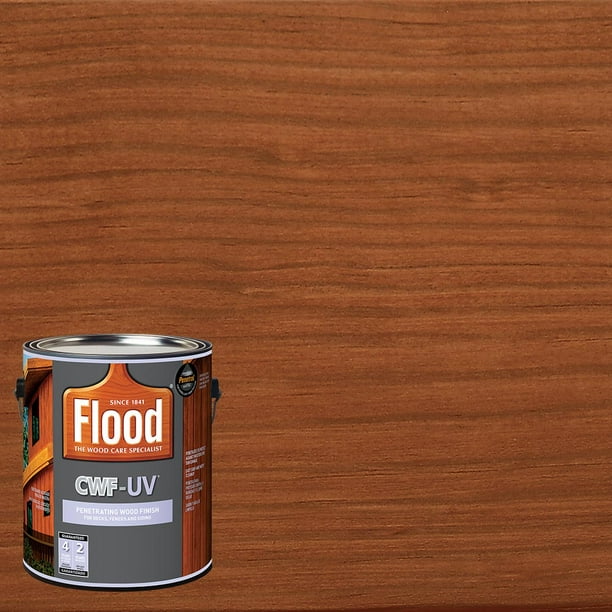 Flood Wood Stain CWF-UV® Transparent Cedar Finish, 1 Gallon - Walmart.com