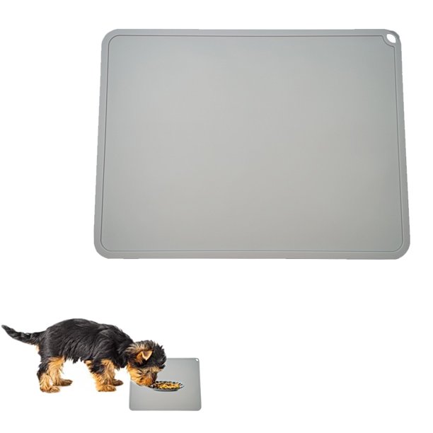 Silicone waterproof pet feeding pad, non-slip pet food pad, pad with ...