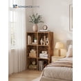 Bookshelf, Storage Shelf with Open Compartments, Bookcase Organizer ...