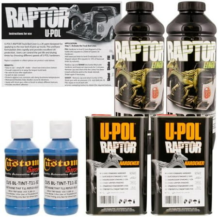 Raptor Reflex Blue Urethane Spray-On Truck Bed Liner & Texture Coating ...