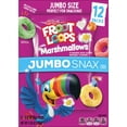 Kellogg's Jumbo Snax Froot Loops Cereal Snacks, Lunch Box Snacks, Fruit ...