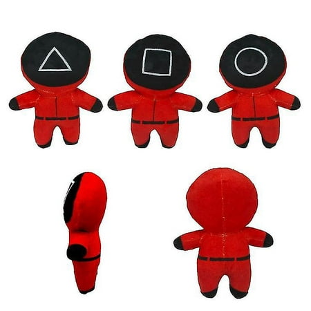 Red Squid Game Plush Stuffed Doll Character Toys Halloween Christmas ...