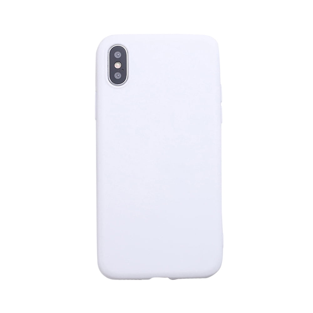 Naierhg Solid Color Silicone Phone Case Cover Protector for iPhone XS ...