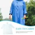 3pcs Bike Adults Raincoat Disposable Poncho Emergency Raincoat Outdoor ...