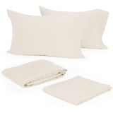 300 Thread Count Twin Cream Sheet Set - Walmart.com