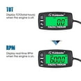 Runleader Hour Meter Gas Engine Maintenance Tachometer for Lawn Mower ...