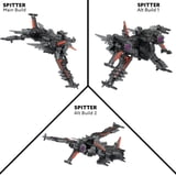 Snap Ships Komplex Spitter KLAW Missile Cruiser 3-In-1 Building Set ...
