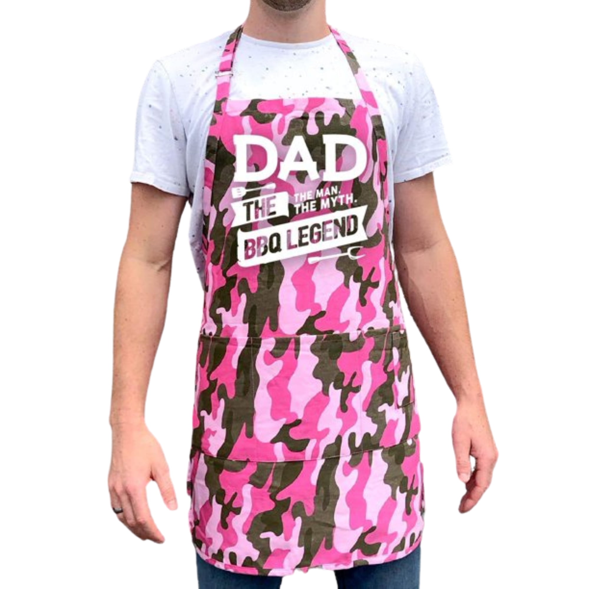 ApronMen, Funny Aprons For Men - Dad. The Man. The Myth. - 100% Cotton ...