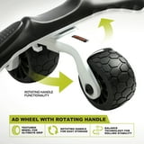 PRCTZ Ab Wheel with Rotating Handle, Abdominal Core Workouts ...