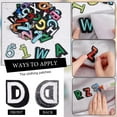 4 Sets 2 Style Letter A~Z & Number 0~9 Polyester Embroidery Cloth Iron ...