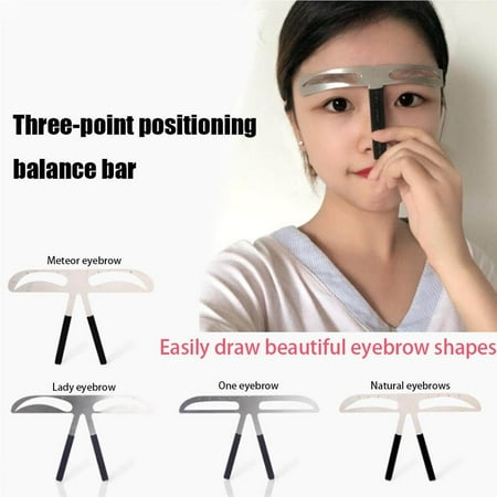 DIY Eyebrow Ruler Makeup Shaping Position Measure DIY Eyebrow Ruler ...