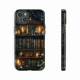 3 in 1 Vintage Bookshelf Phone Case Set, Dark Academia Bookworm ...