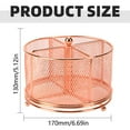 Four 360° Rotating Metal Dish Racks (Kitchen), Utensil Caddy 4 ...