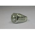 2Ct Round Cut Simulated Diamond Wedding Men's Pinky Ring 14K White Gold ...
