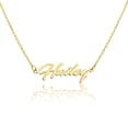 SuperJeweler Hailey Nameplate Necklace in Gold, 16 inches All Names ...